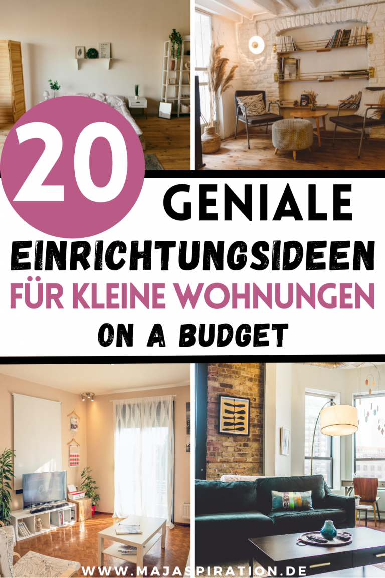 20 geniale Einrichtungsideen für kleine Wohnungen mit kleinem Budget - Majaspiration