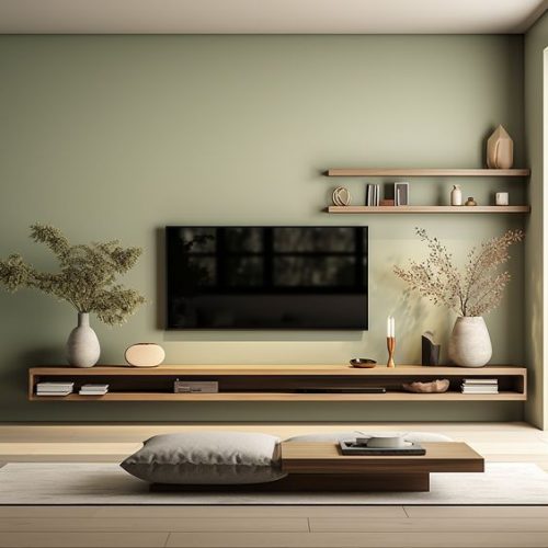 10 traumhafte Ideen für die Gestaltung deiner TV Wand - Majaspiration