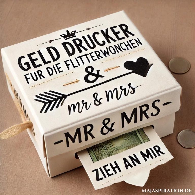 22 originelle Geldgeschenk Ideen für Hochzeiten - humorvoll und ...