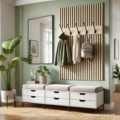 18 clevere Garderoben Ideen für schmale Flure - so nutzt du jeden ...