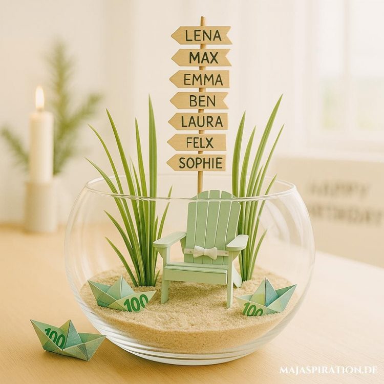DIY Geldgeschenke zum Geburtstag - 25 kreative Ideen für Kind, Frau und ...