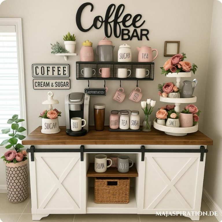 Wundervolle Kaffeebar Ideen für Zuhause - 13 Inspirationen für Cozy ...