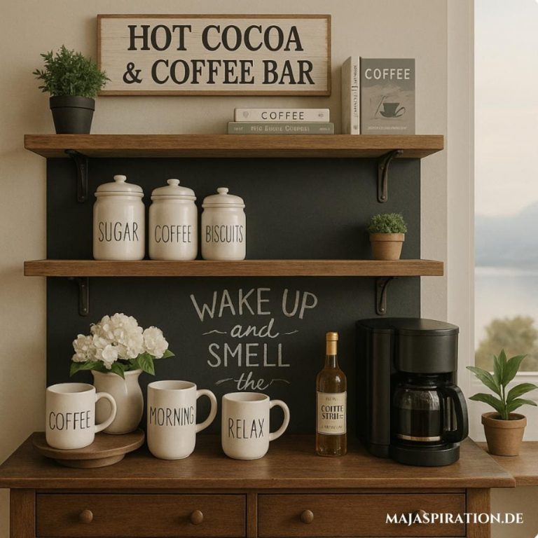 Wundervolle Kaffeebar Ideen für Zuhause - 13 Inspirationen für Cozy ...