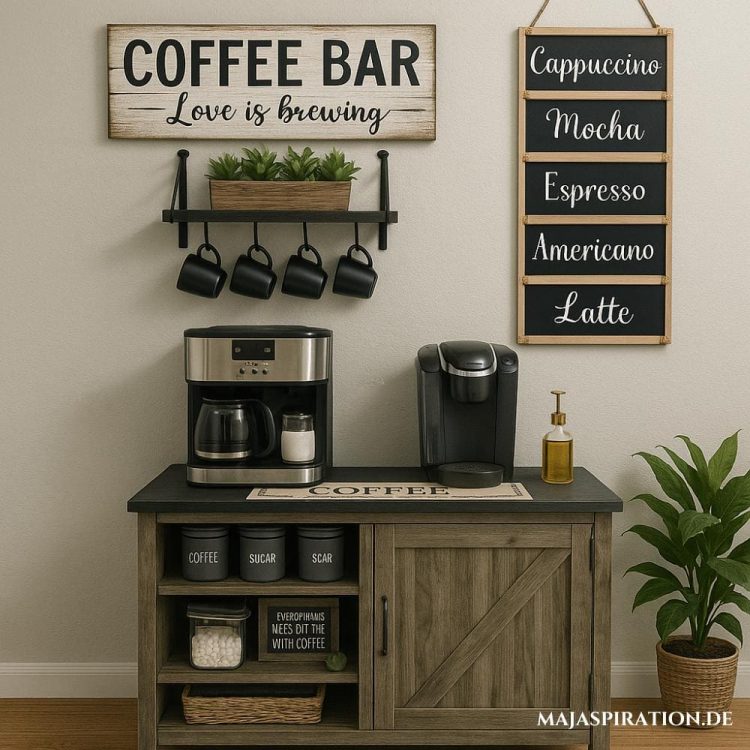 Wundervolle Kaffeebar Ideen für Zuhause - 13 Inspirationen für Cozy ...