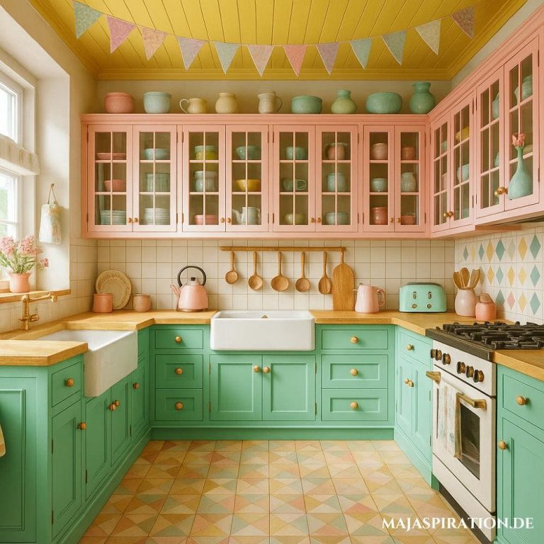 23 Retro Küchen Deko Ideen - bunt, kitschig und wundervoll extravagant ...