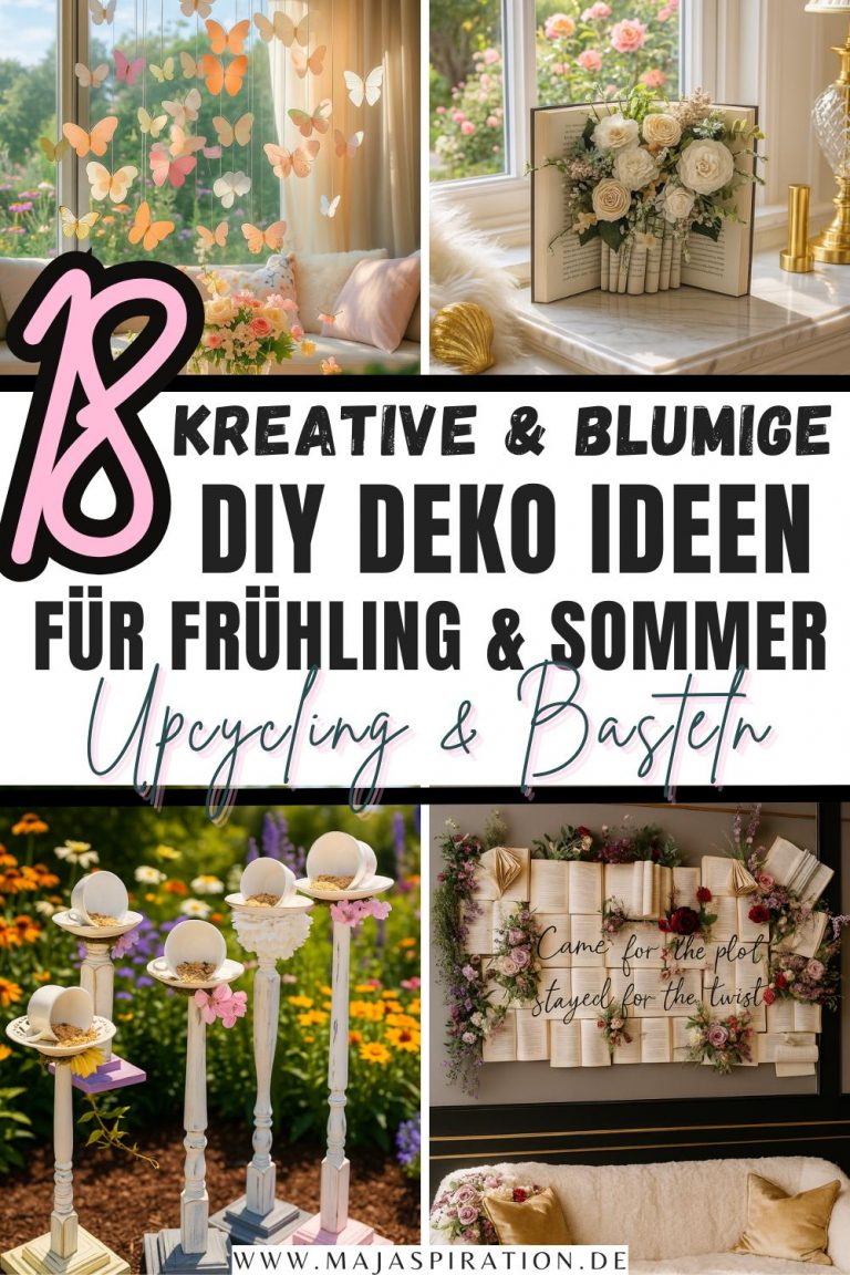 18 ausgefallene DIY Deko Ideen für Frühling und Sommer, die Haus und ...