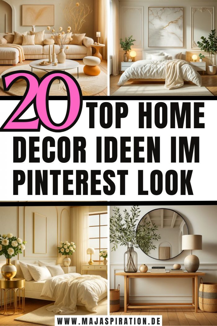 Ästhetische Home Decor im Pinterest-Look: 20 Wohnideen zum Nachstylen ...
