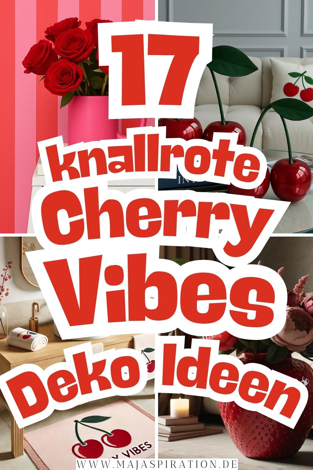 17 rote Cherry Vibe Deko Ideen - ein Einrichtungstrend, der einfach ...