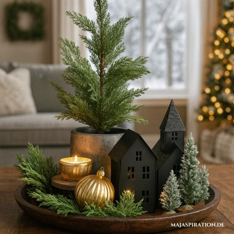 Weihnachtliche Deko-Tabletts: 24 schöne Ideen für Tische & Konsolen ...