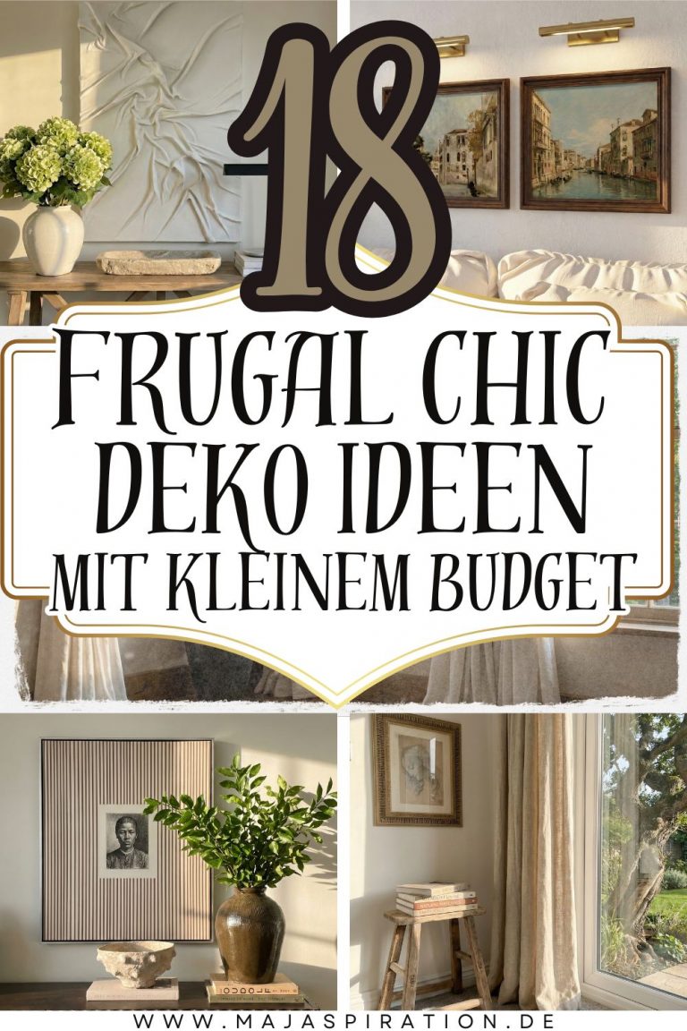 Frugal Chic Deko: 18 Budget-Ideen für ein Design Zuhause